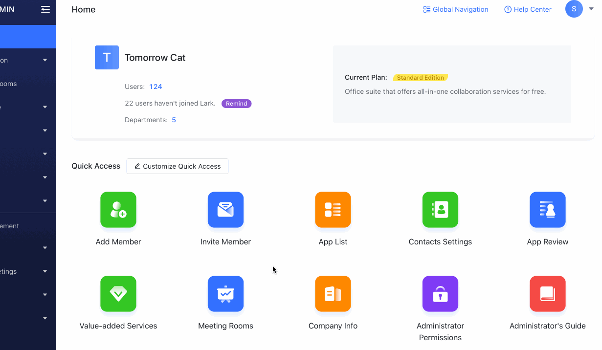 Initialize Feishu Admin